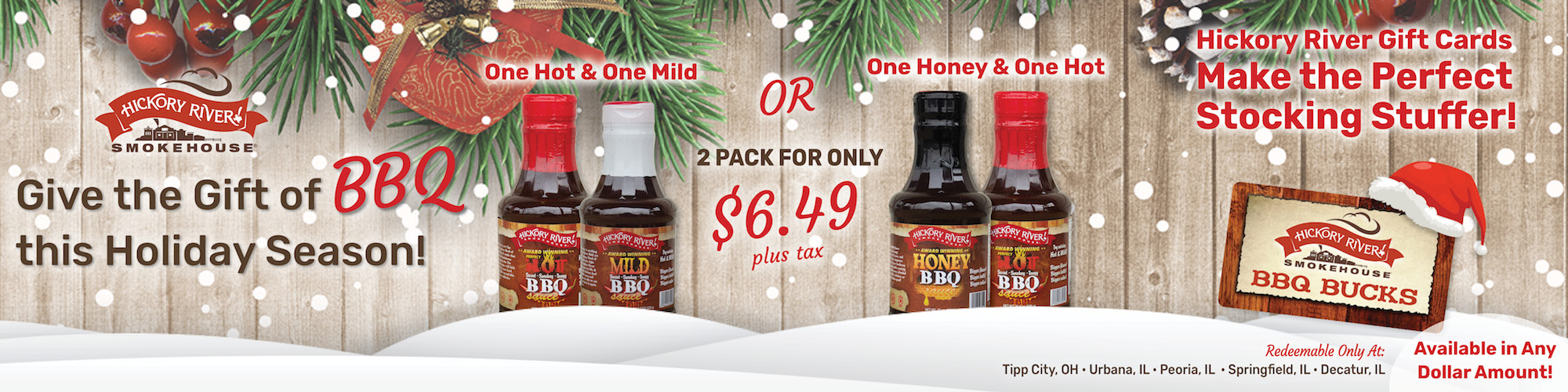 Peoria, Illinois · Hickory River Smokehouse • Hickory River Smokehouse